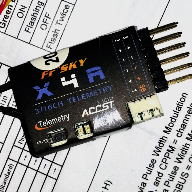 FrSky X4R SB Receiver With Sbus and CPPM - FliPastRC FliPastRC